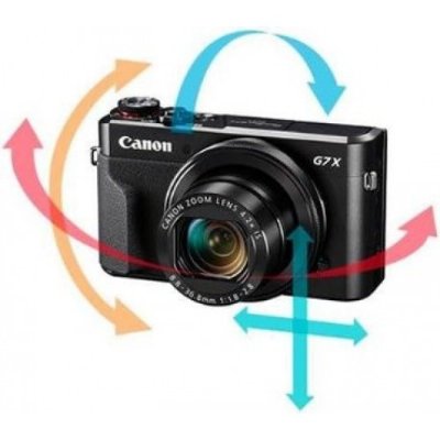 Canon Powershot G7 X Mark I Siyah Foto raf Makinesi Te hir